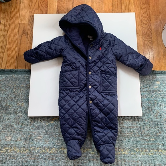 Ralph Lauren | Jackets & Coats | Hp Baby Ralph Lauren Quilted One Piece ...